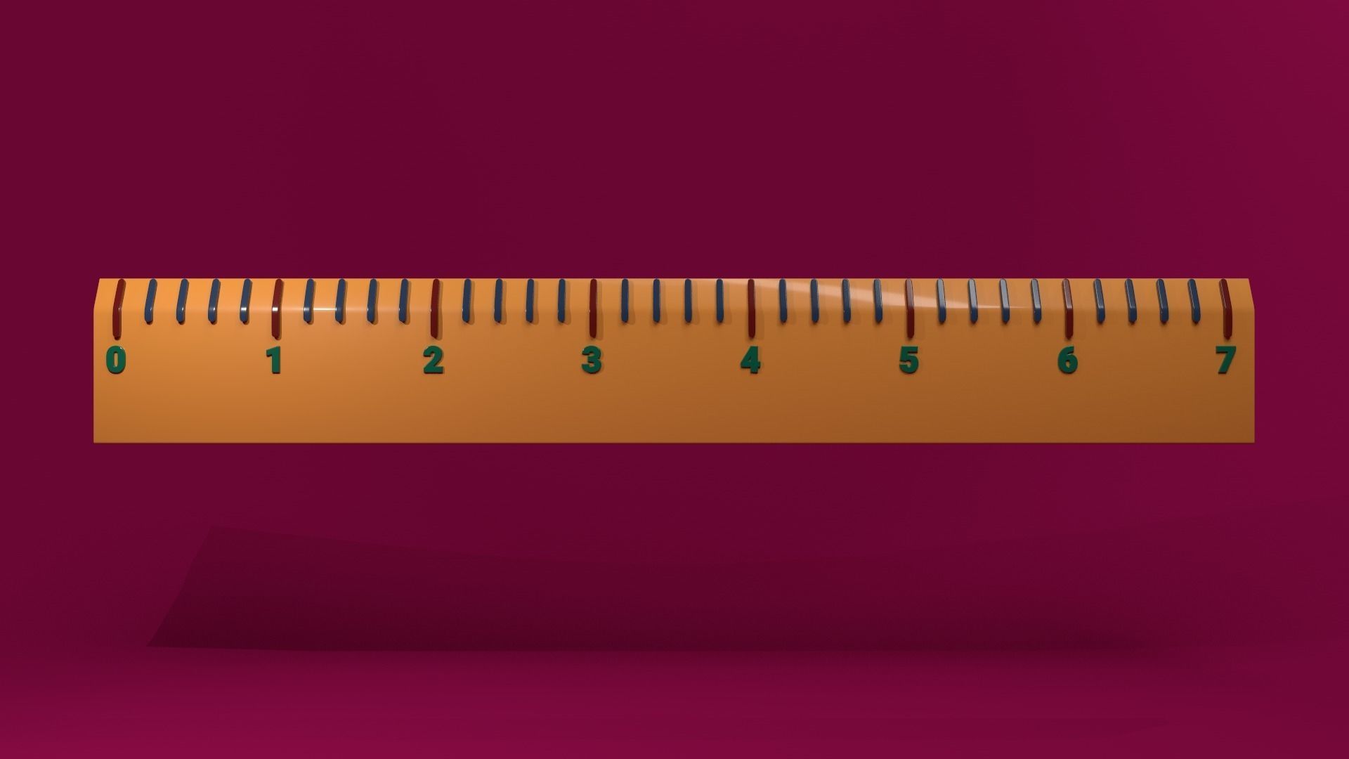 Simple Ruler free 3D model | CGTrader