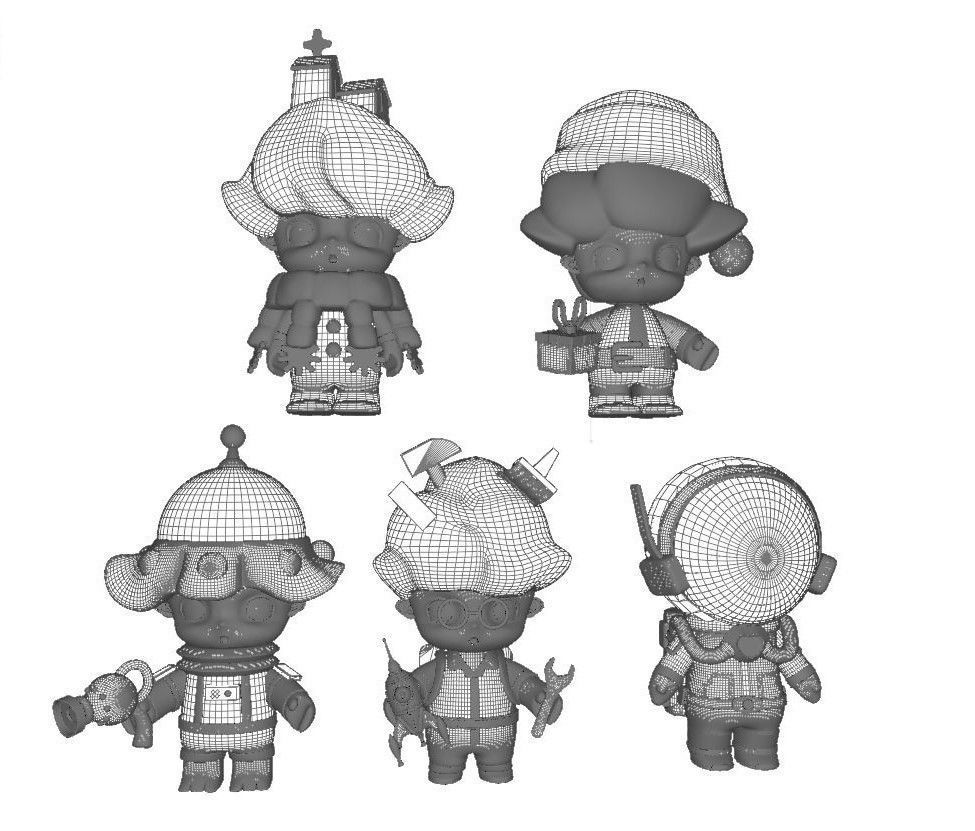 Dimoo Space Travel 3D model | CGTrader