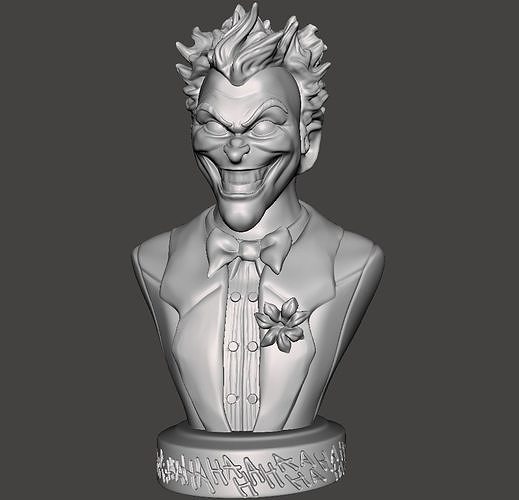 joker bust 3d model for 3d printing 3D model 3D printable | CGTrader