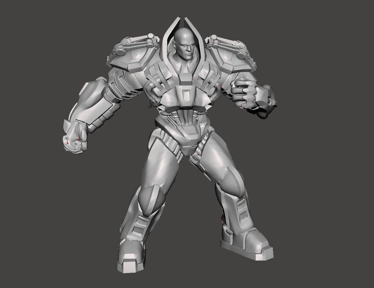 lex luthor 3d model for 3d printing 3D model 3D printable | CGTrader