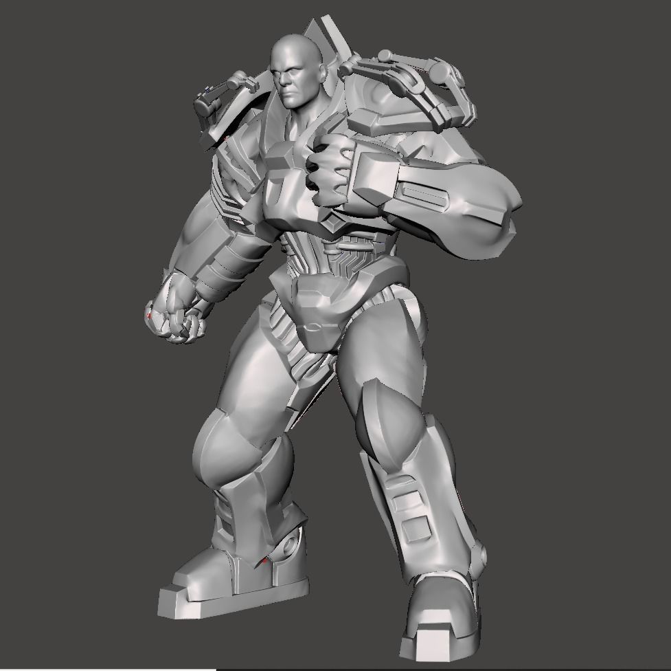 lex luthor 3d model for 3d printing 3D model 3D printable | CGTrader