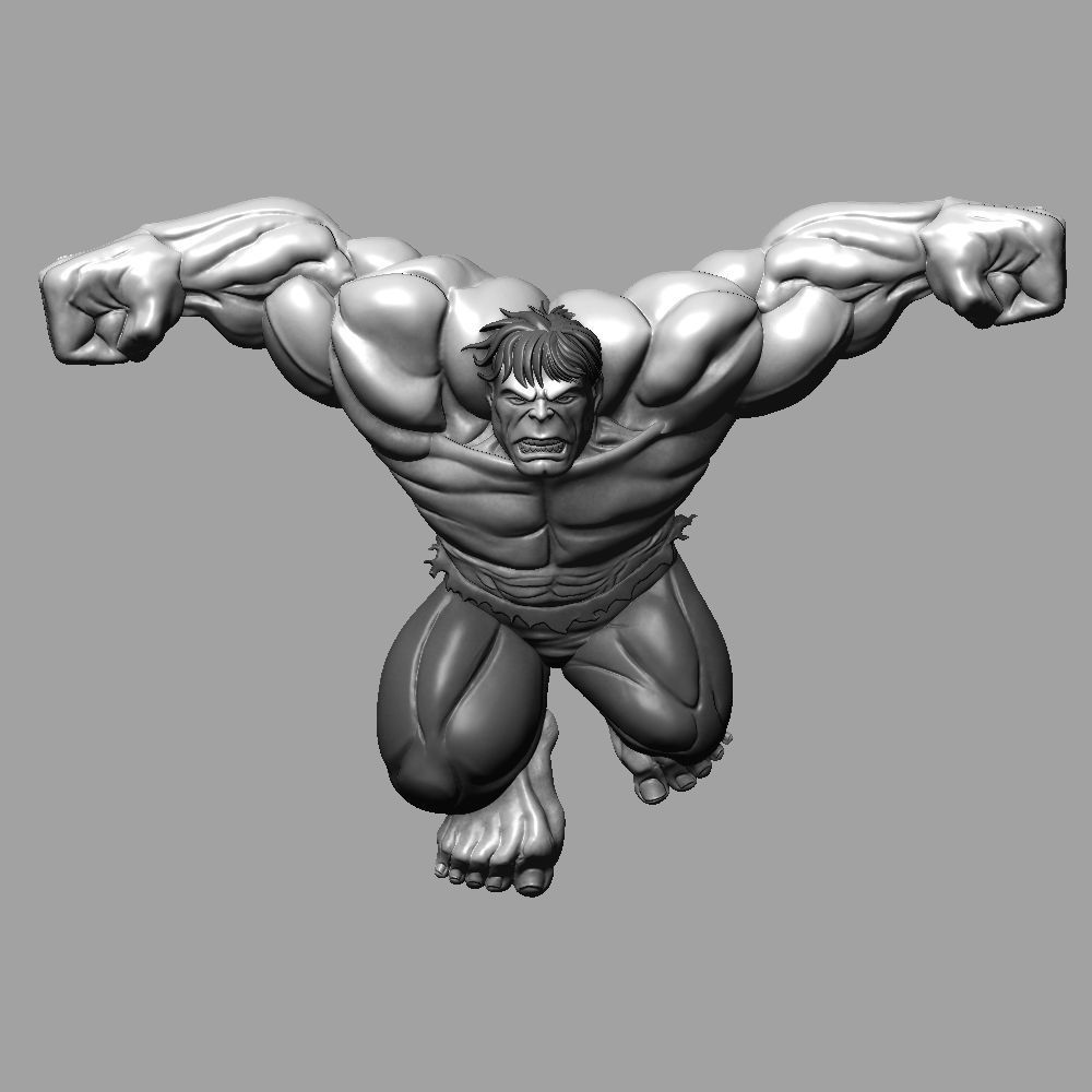 Hulk 3d print 3D model 3D printable | CGTrader