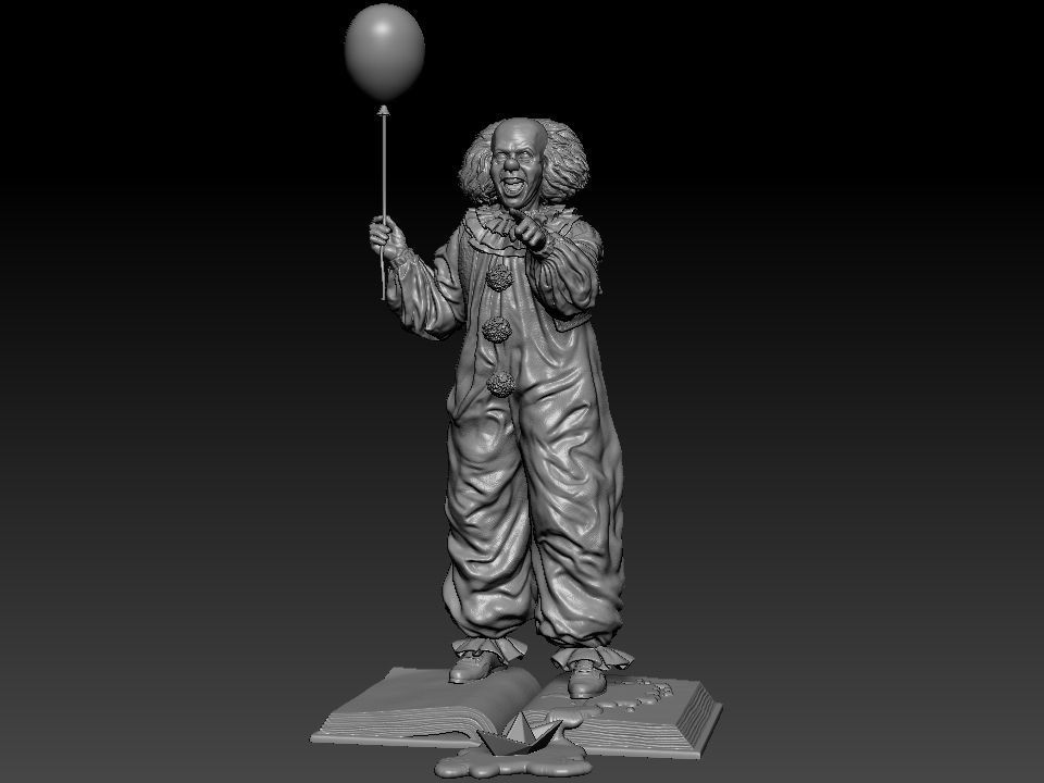 Pennywise 3D model 3D printable | CGTrader