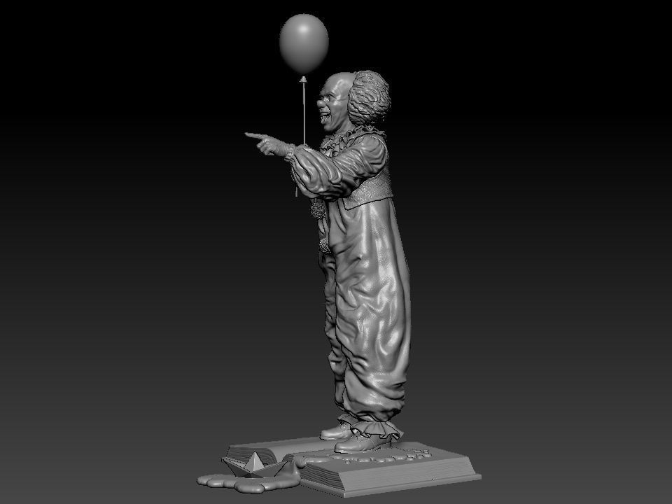 Pennywise 3D model 3D printable | CGTrader