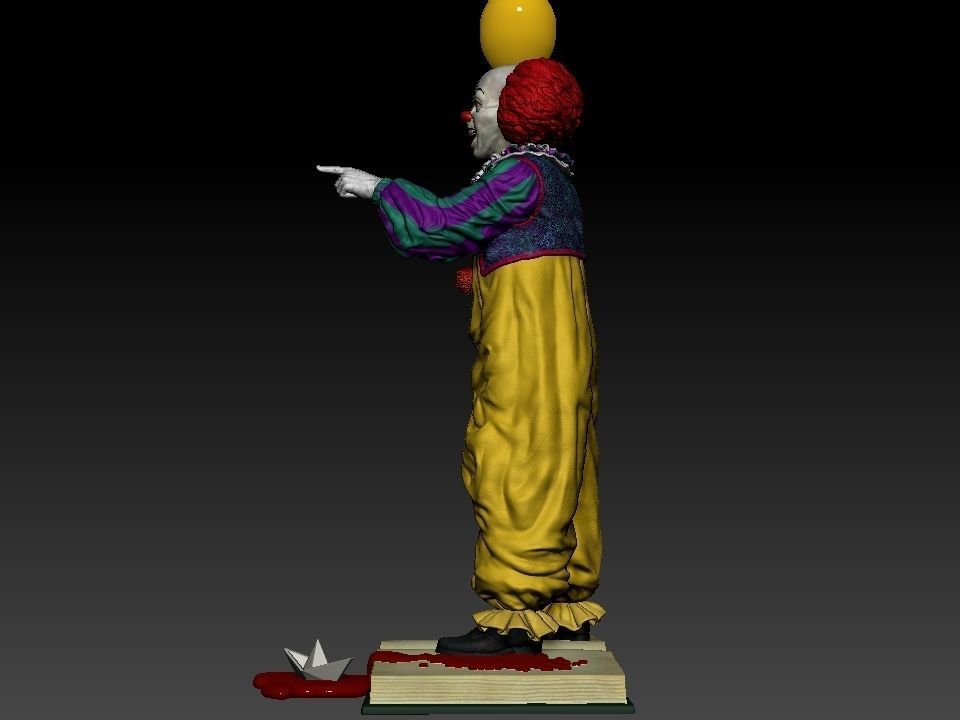 Pennywise 3D model 3D printable | CGTrader
