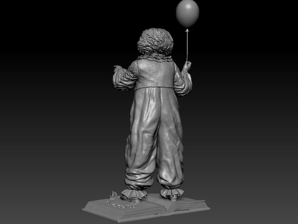Pennywise 3D model 3D printable | CGTrader
