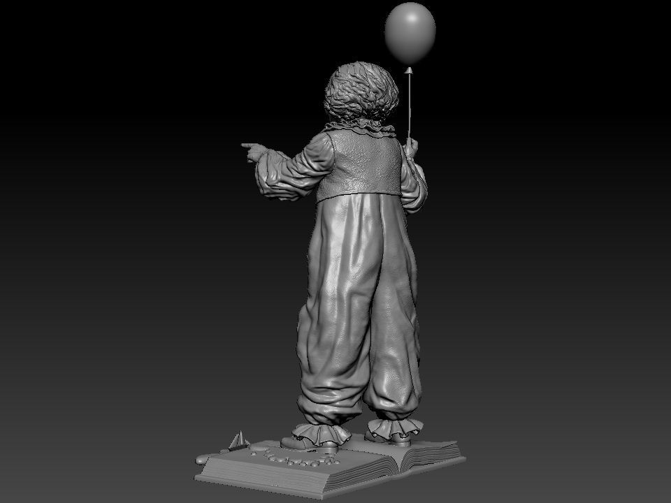 Pennywise 3D model 3D printable | CGTrader