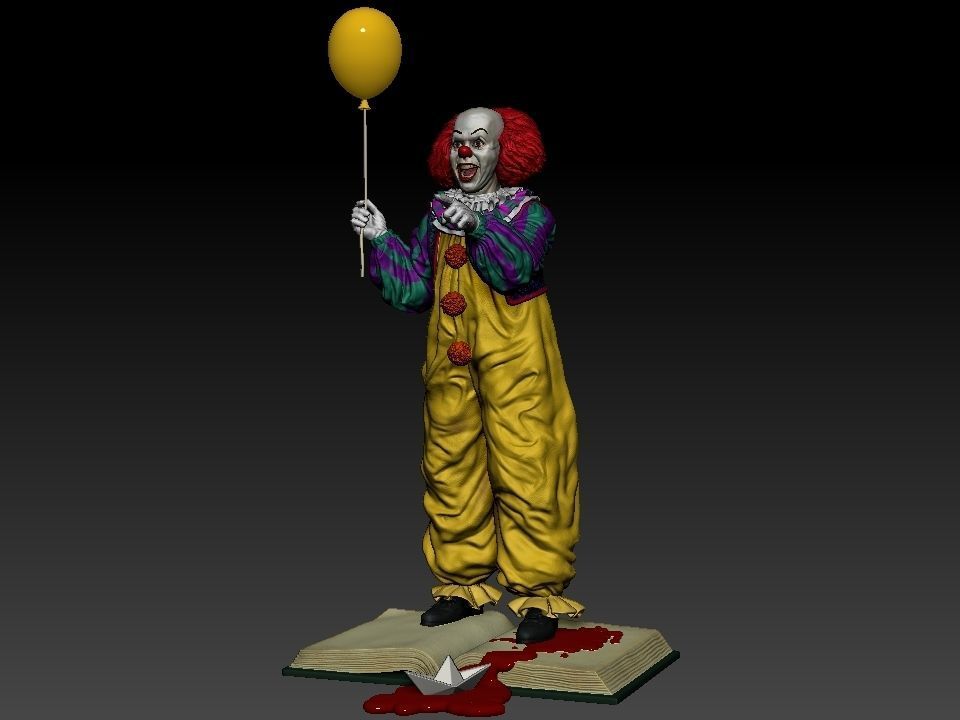 Pennywise 3D model 3D printable | CGTrader