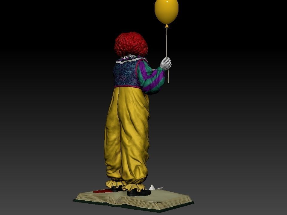 Pennywise 3D model 3D printable | CGTrader