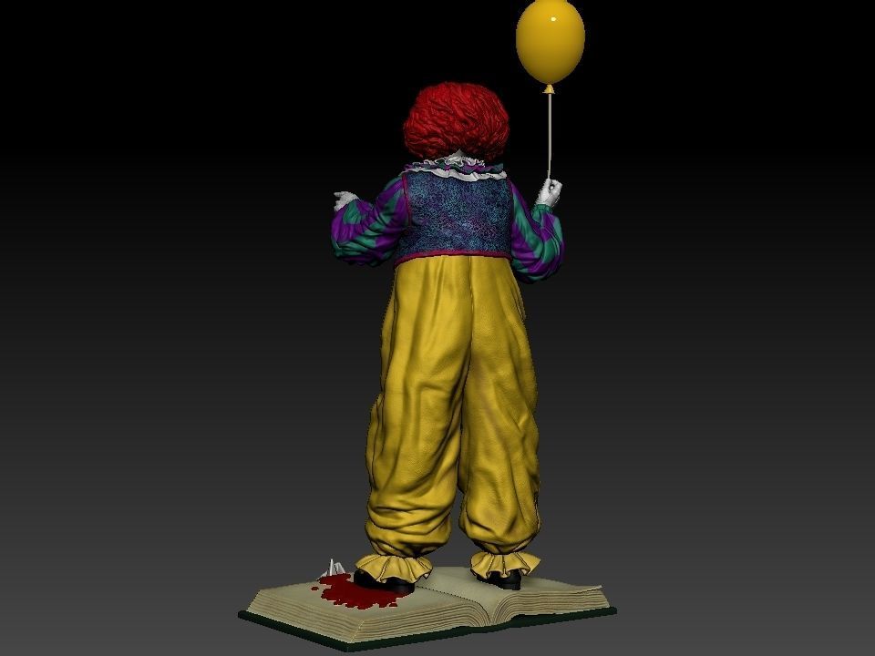 Pennywise 3D model 3D printable | CGTrader