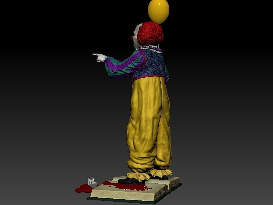 Pennywise 3D model 3D printable | CGTrader