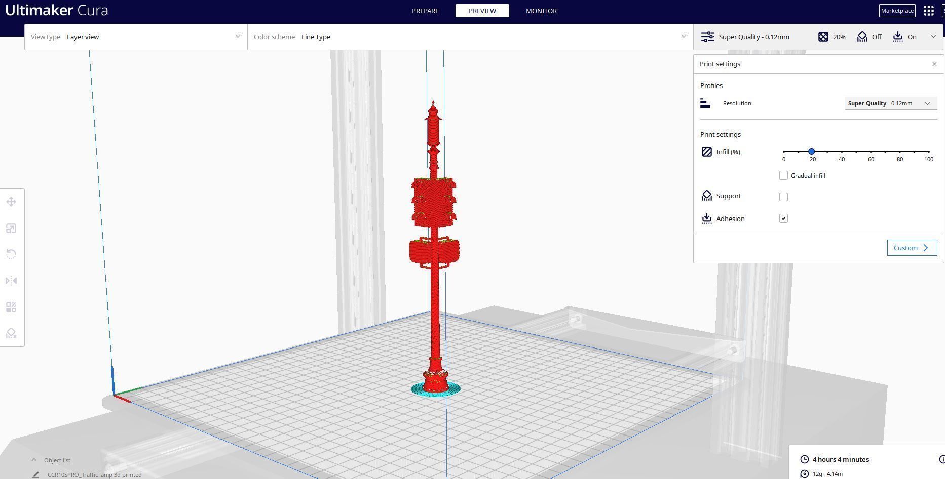 Traffic light model 3d printed 3D model 3D printable | CGTrader