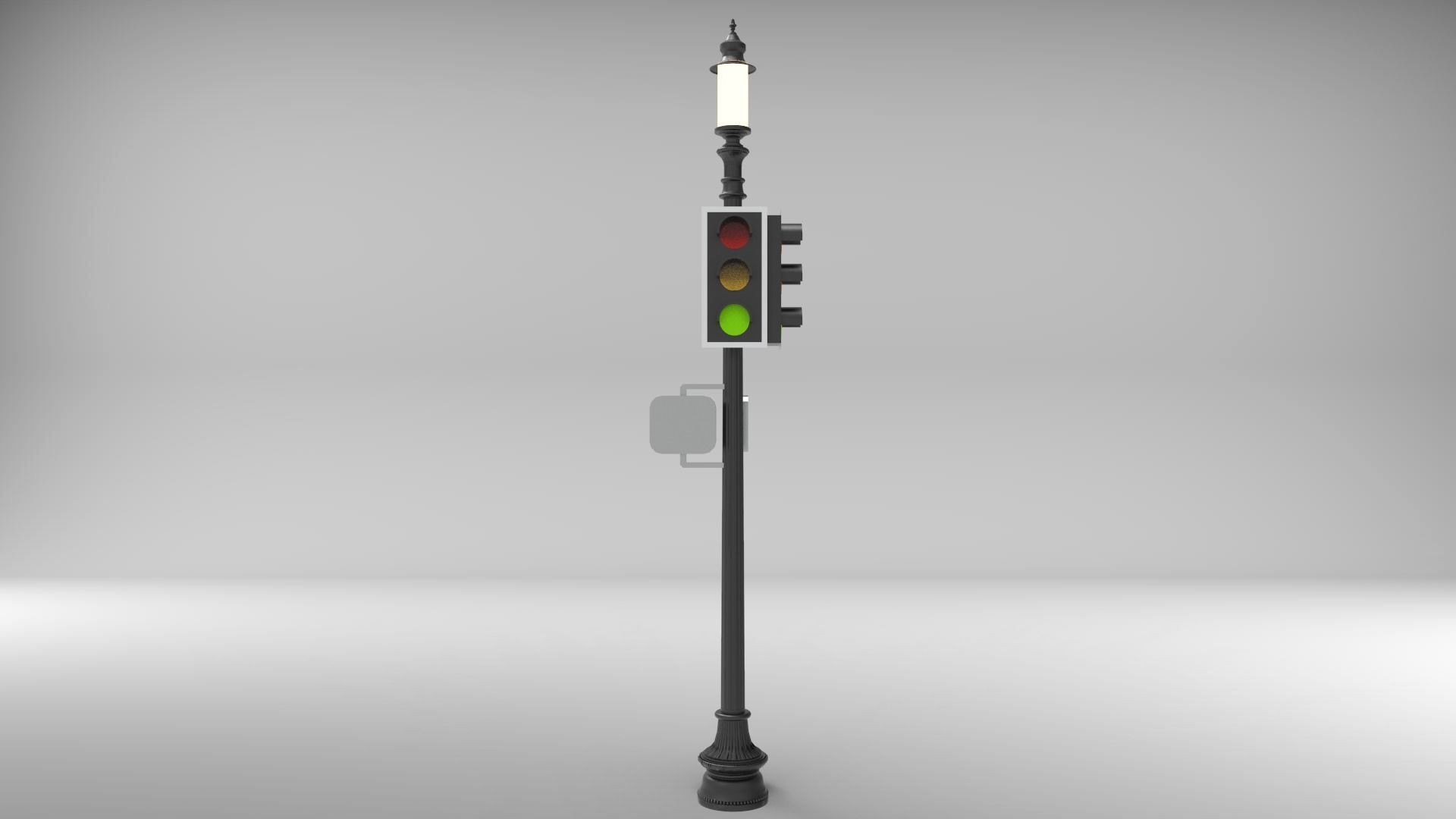 Traffic light model 3d printed 3D model 3D printable | CGTrader