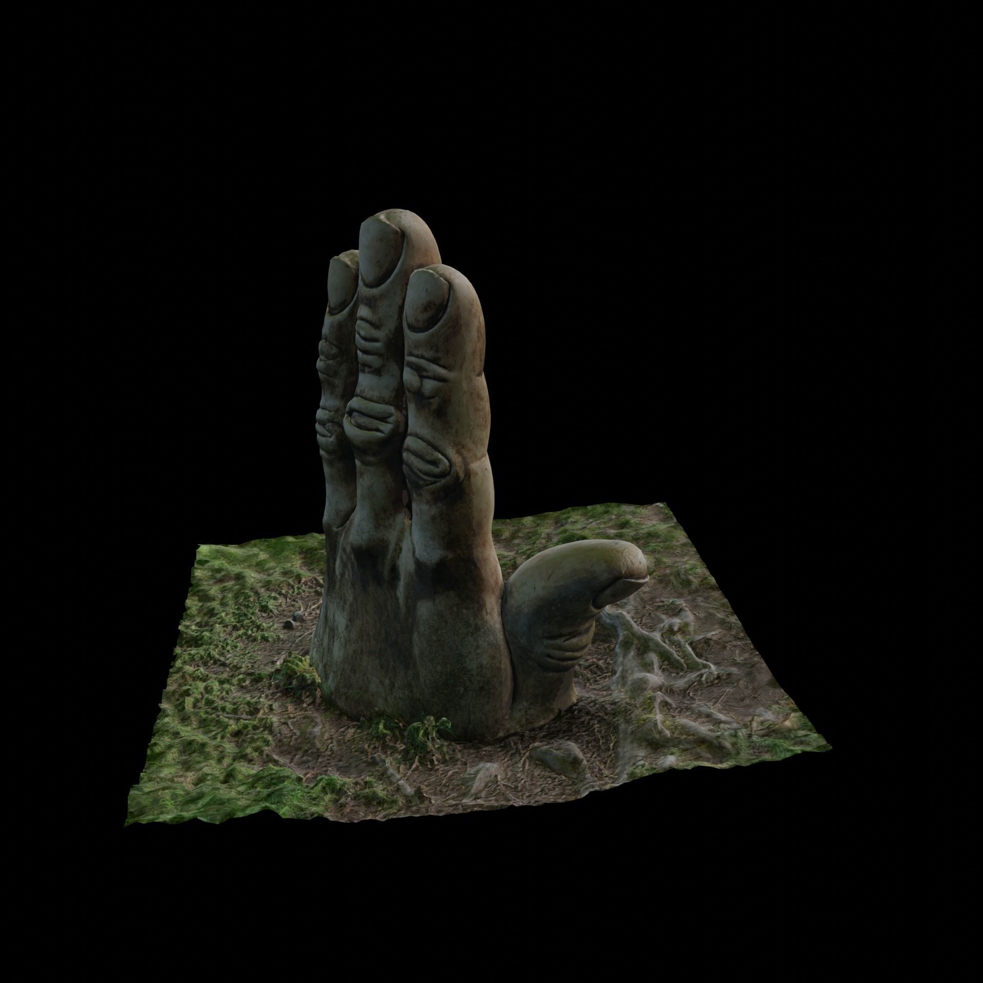 hand sculpture 3d scan 3D model | CGTrader