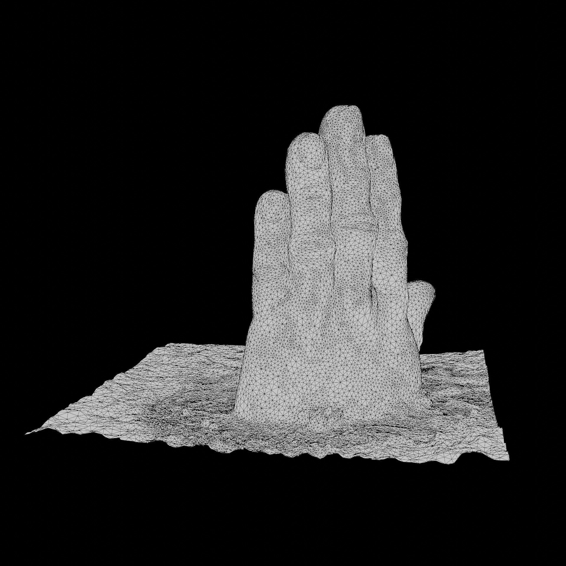 hand sculpture 3d scan 3D model | CGTrader