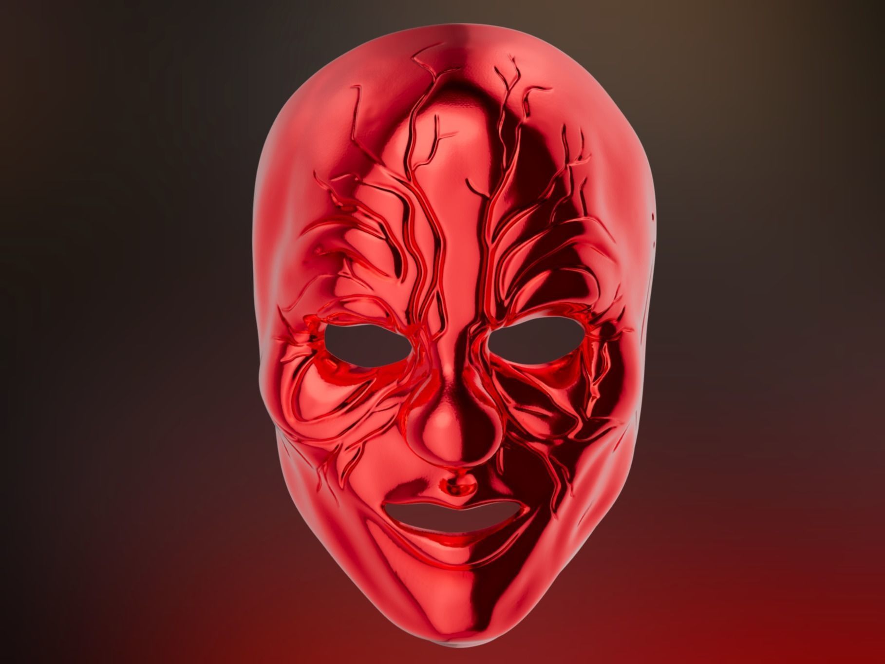 3D Model Clown Slipknot Halloween Cosplay mask 3D model 3D printable ...