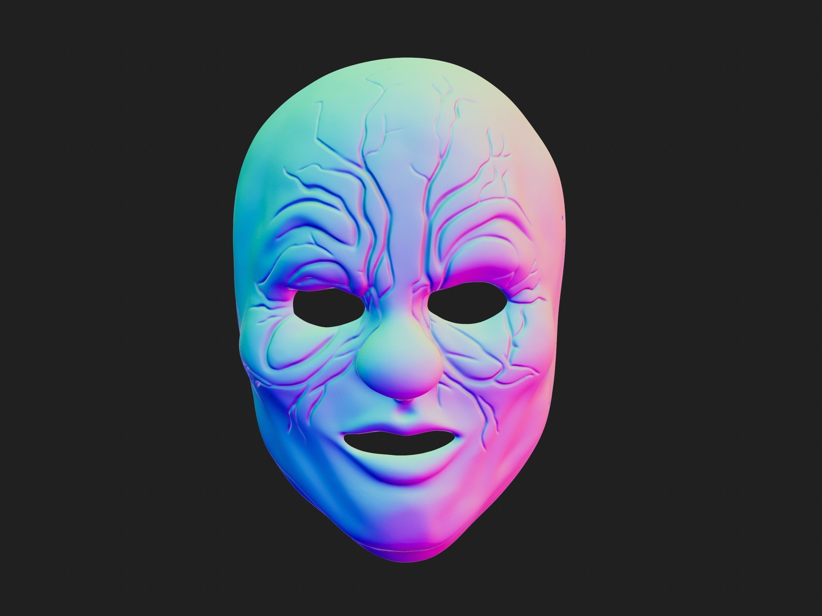 3D Model Clown Slipknot Halloween Cosplay mask 3D model 3D printable ...