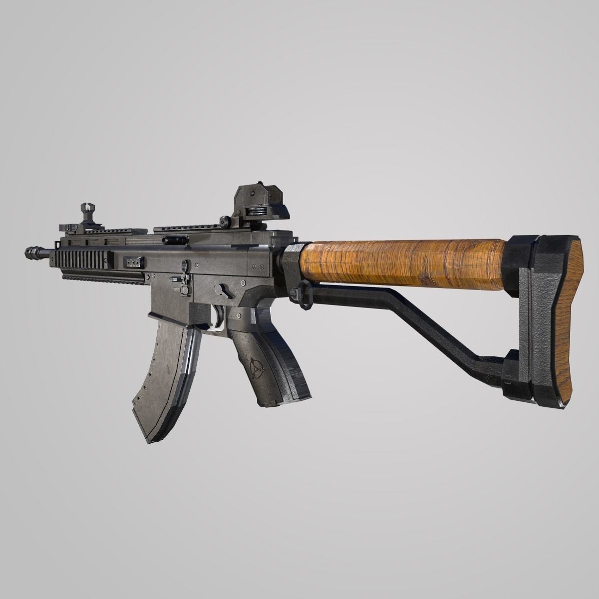 Ruger SR-556 Rifle 3D model | CGTrader