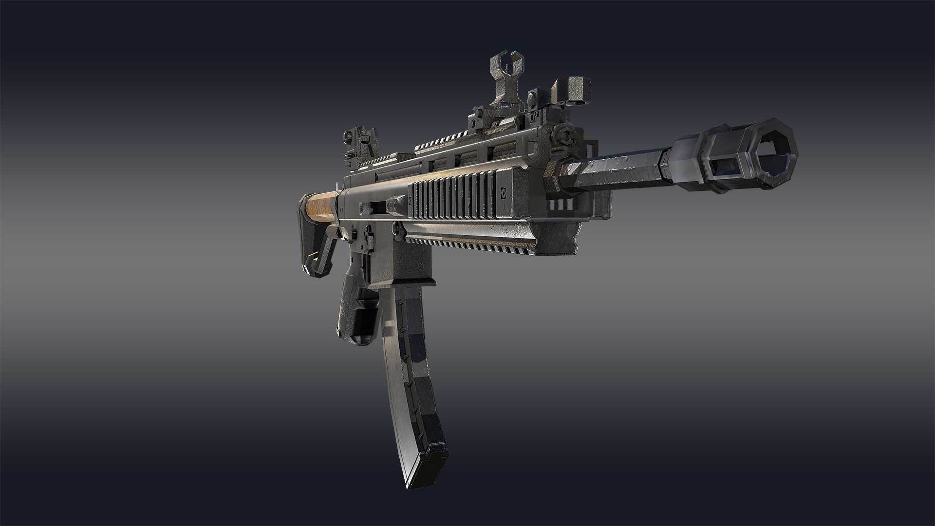 Ruger SR-556 Rifle 3D model | CGTrader