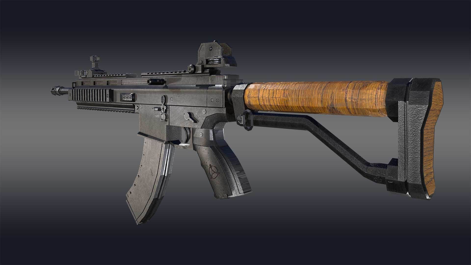 Ruger SR-556 Rifle 3D model | CGTrader
