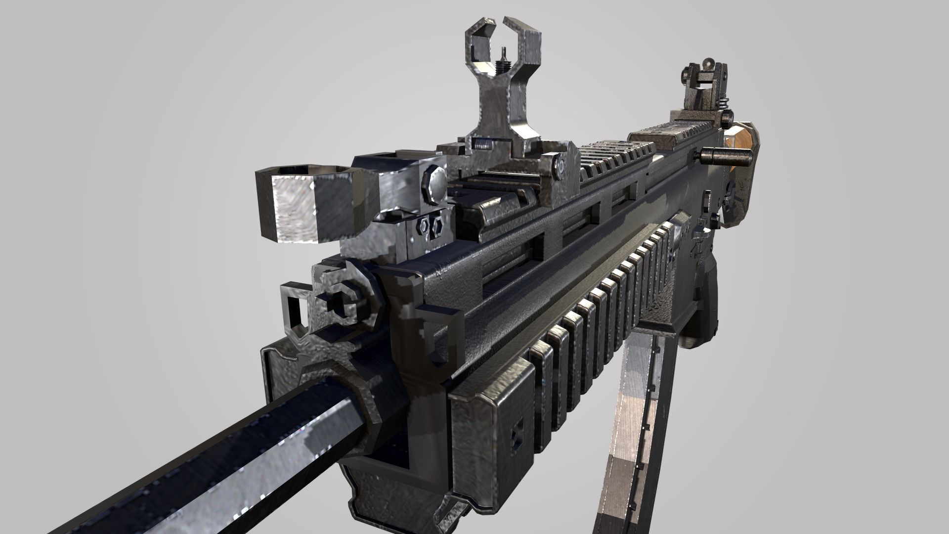 Ruger SR-556 Rifle 3D model | CGTrader