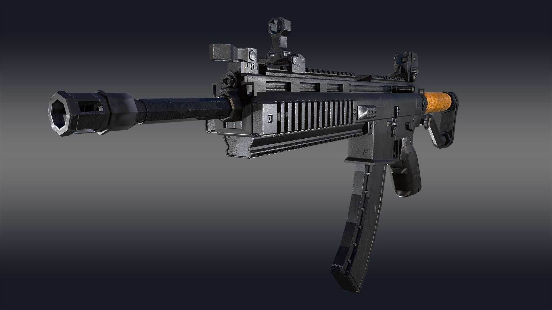 Ruger SR-556 Rifle 3D model | CGTrader