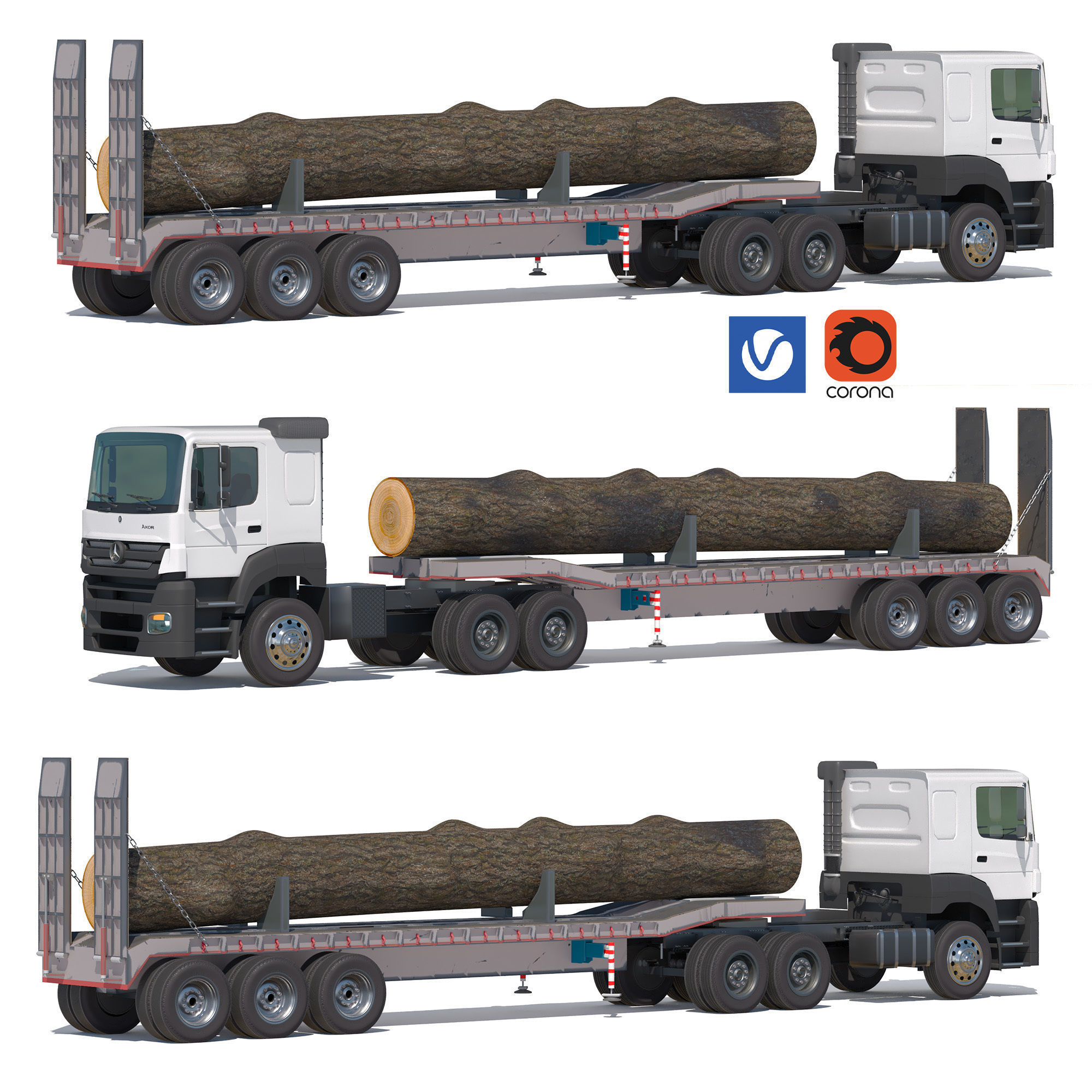 3D model AXOR-articulated vehicle VR / AR / low-poly | CGTrader