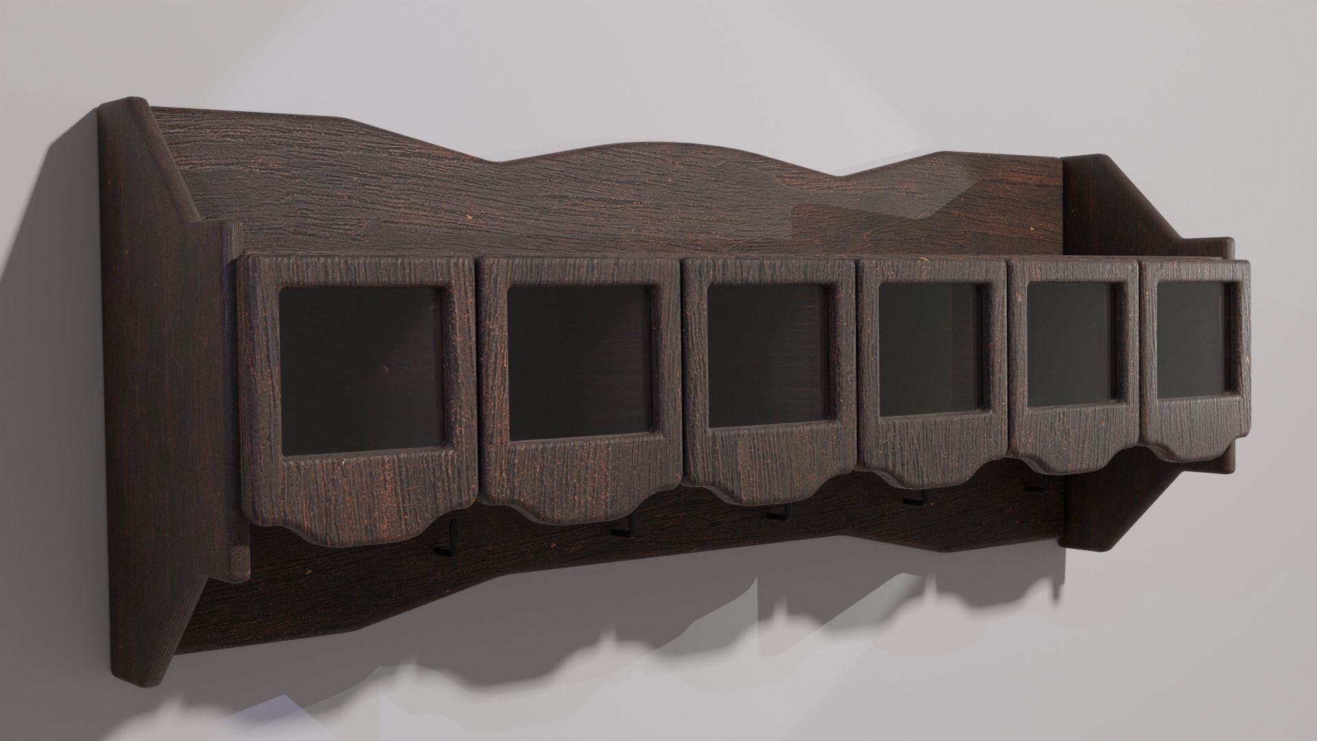 chest of drawers with wall shelf 3D model | CGTrader
