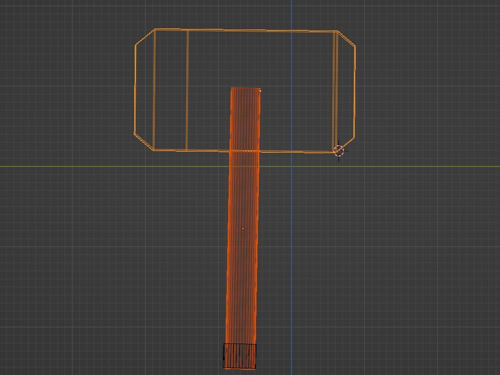 Germanic Hammer with Decorative Elements and Rune Letters 3D model ...