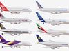 3D model Bundle Airbus A380 pack 8 Airplanes VR / AR / low-poly | CGTrader