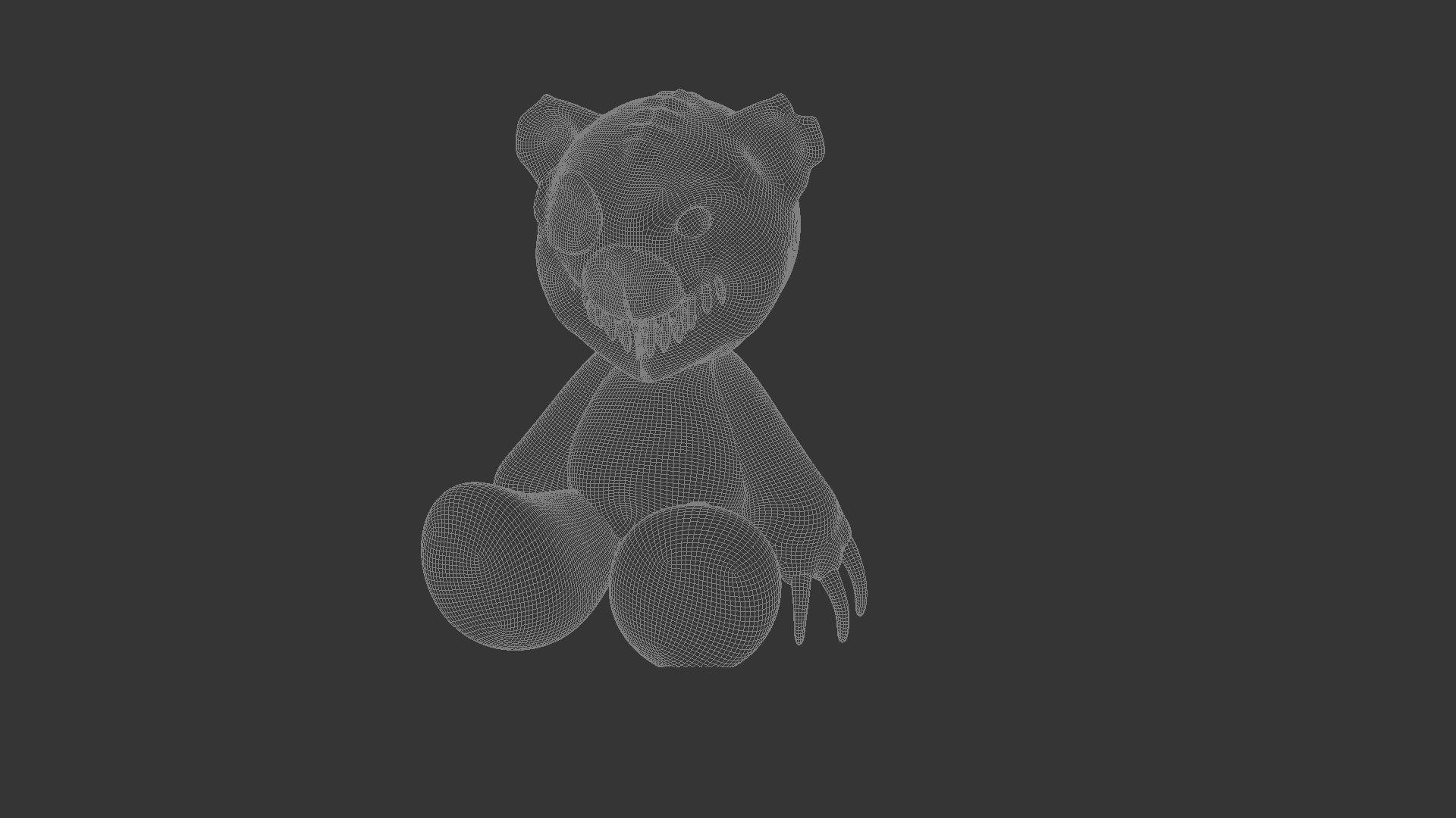 3D model Evil Teddy VR / AR / low-poly | CGTrader