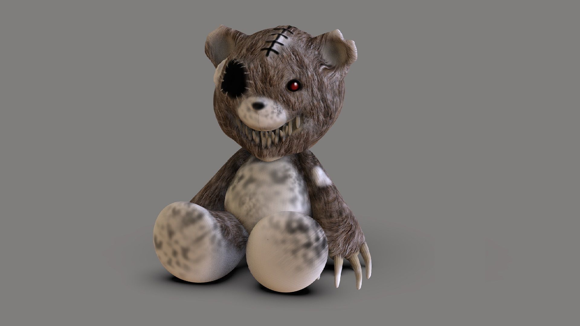 3D model Evil Teddy VR / AR / low-poly | CGTrader