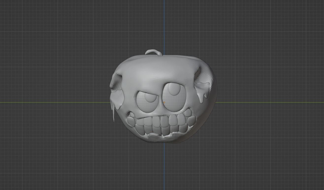 Zombie Apple 3D MODEL 3D model | CGTrader