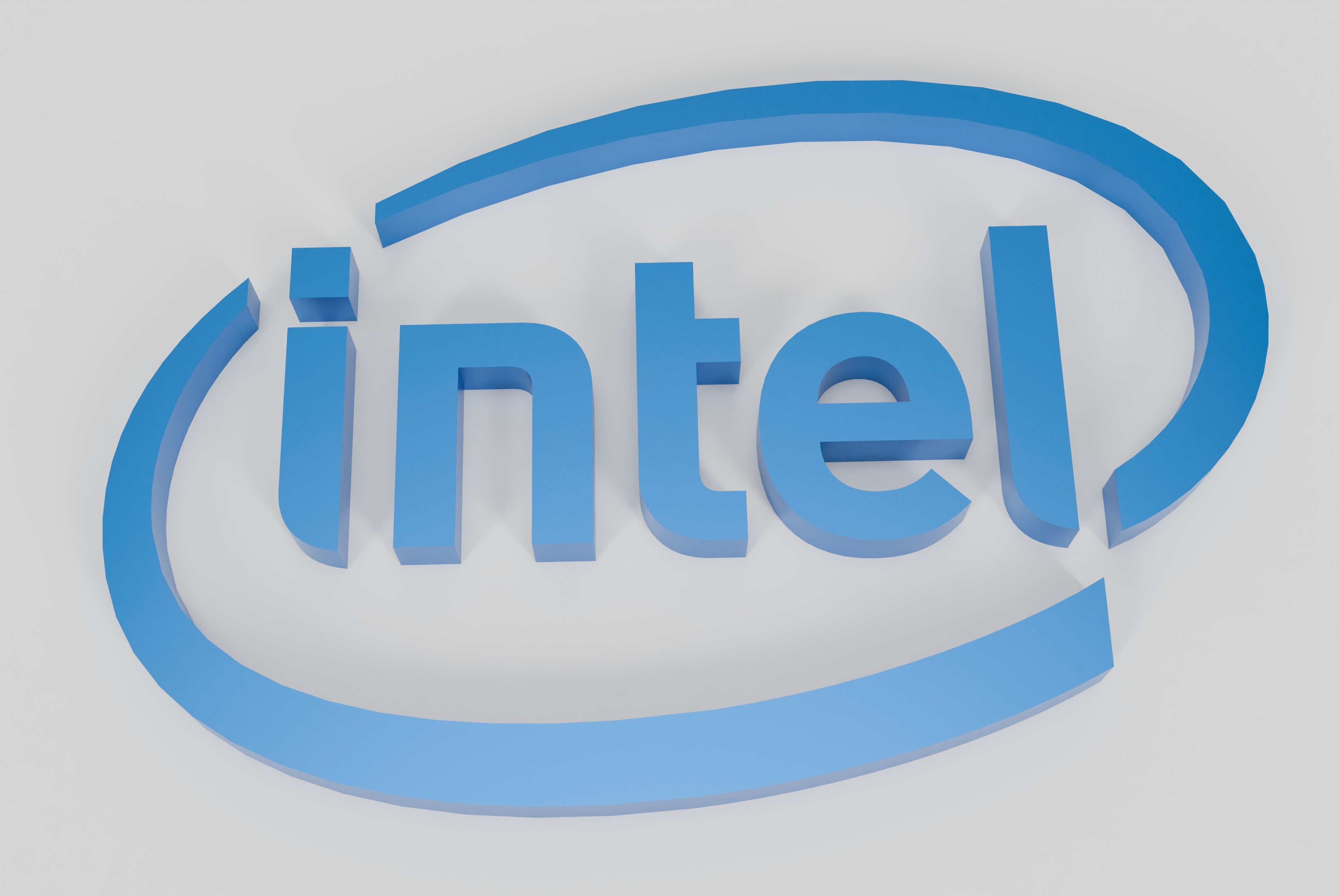 3D model Intel logo 3d model VR / AR / low-poly | CGTrader