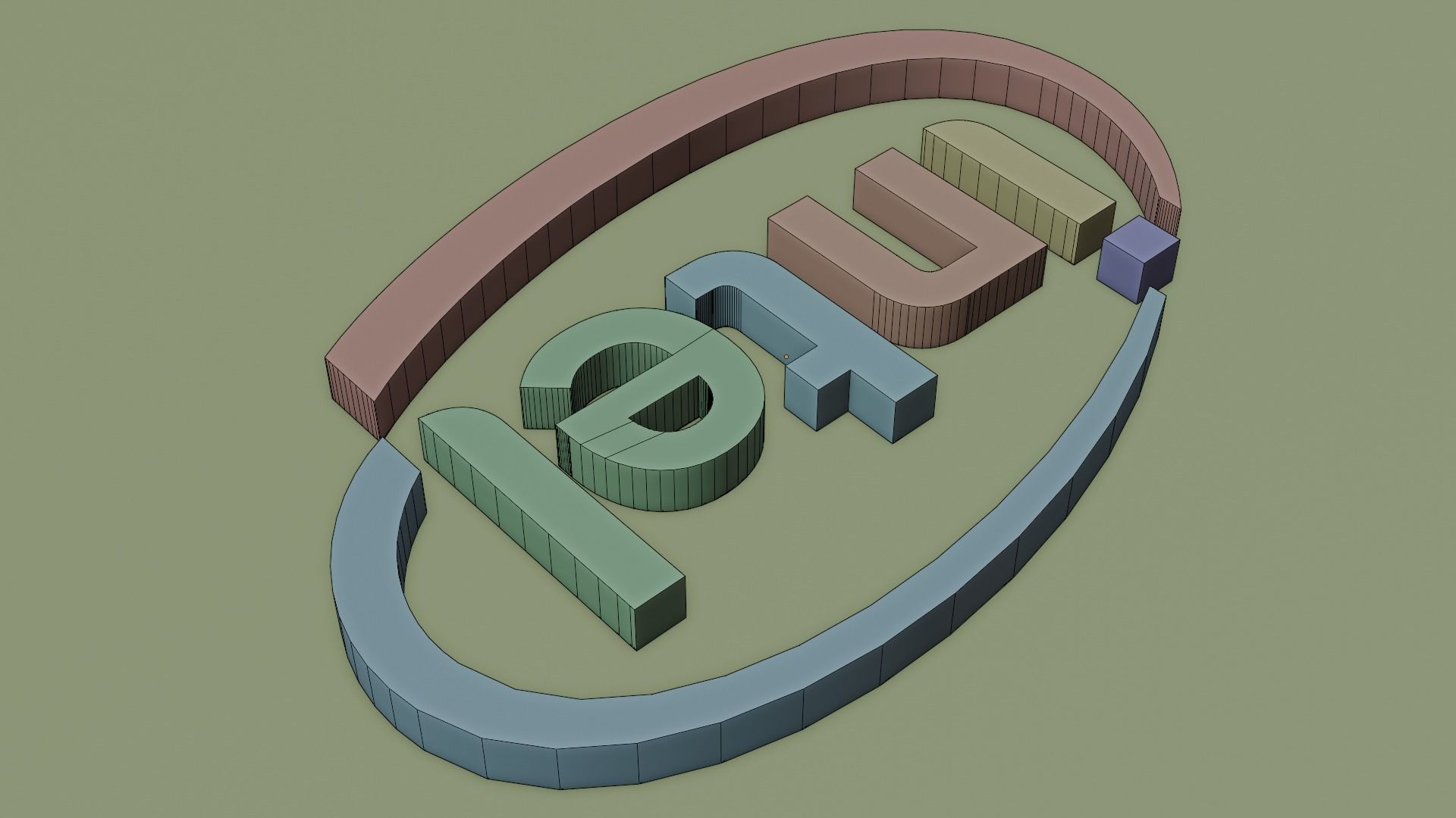 3D model Intel logo 3d model VR / AR / low-poly | CGTrader