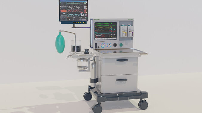 Medical Anesthesia Machine 3D model | CGTrader