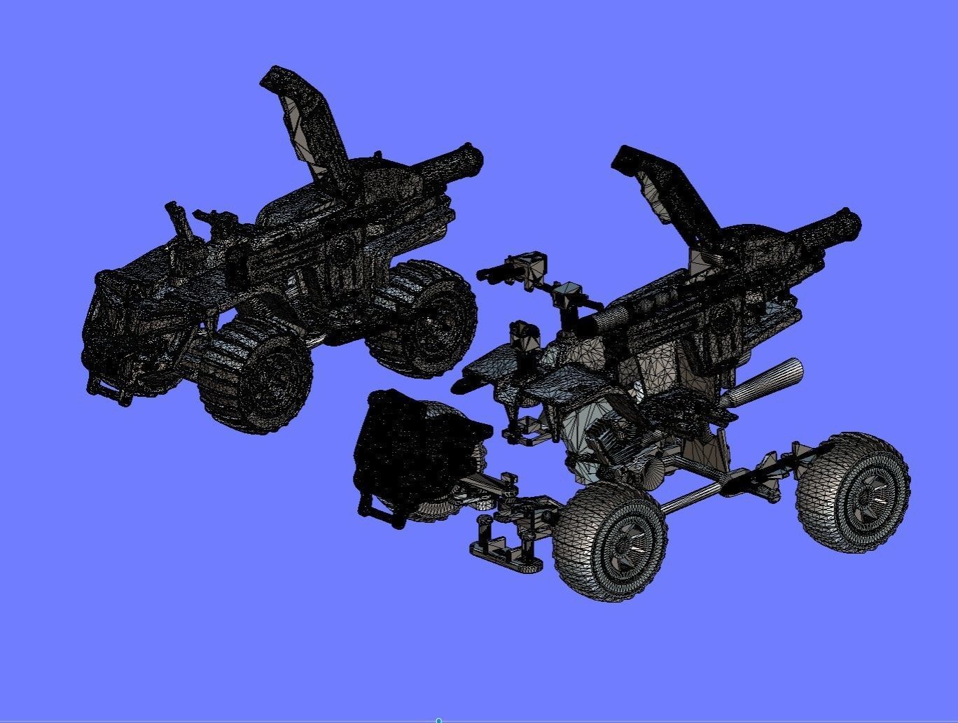 2009 GI-JOE ATV-FERRET SCAN AND REDRAW - 3D SCAN - 3D model 3D ...