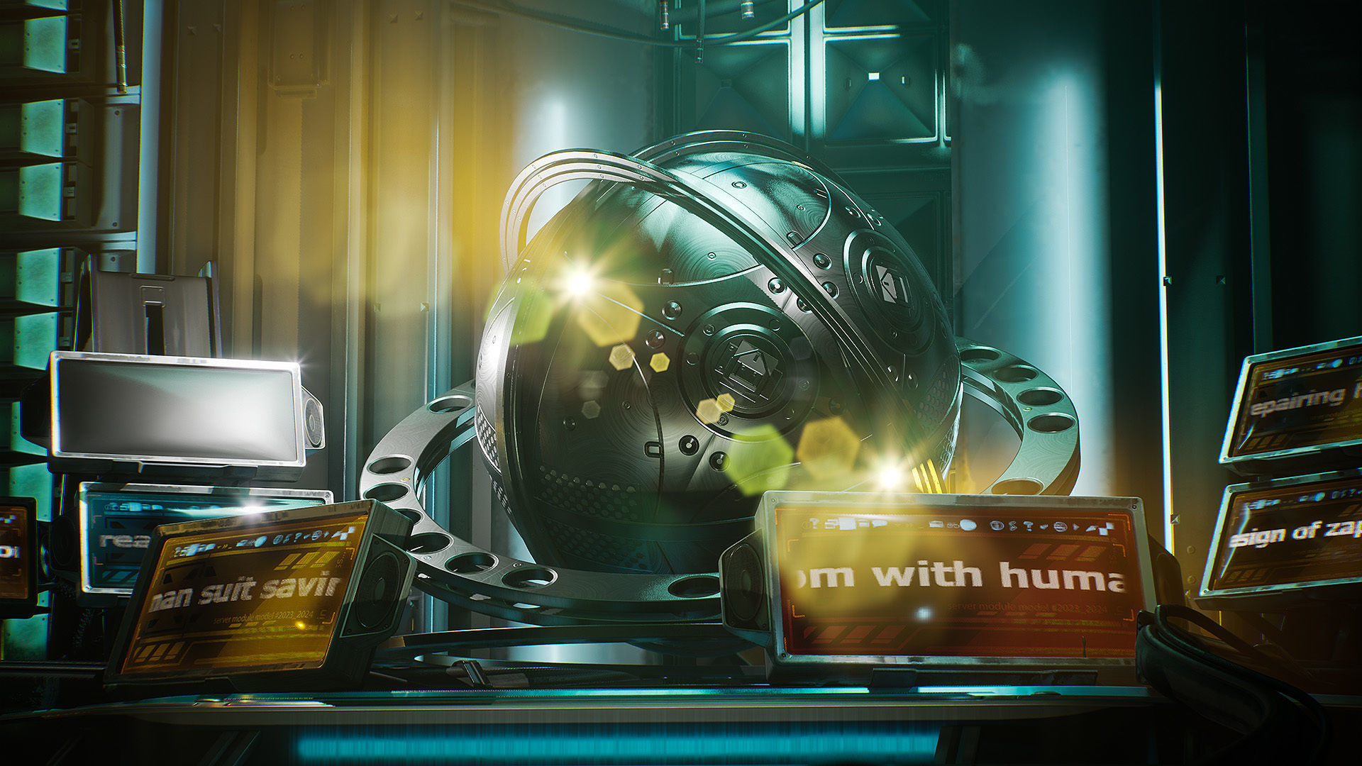 3D model AI Server Room Kit - UE5 VR / AR / low-poly | CGTrader