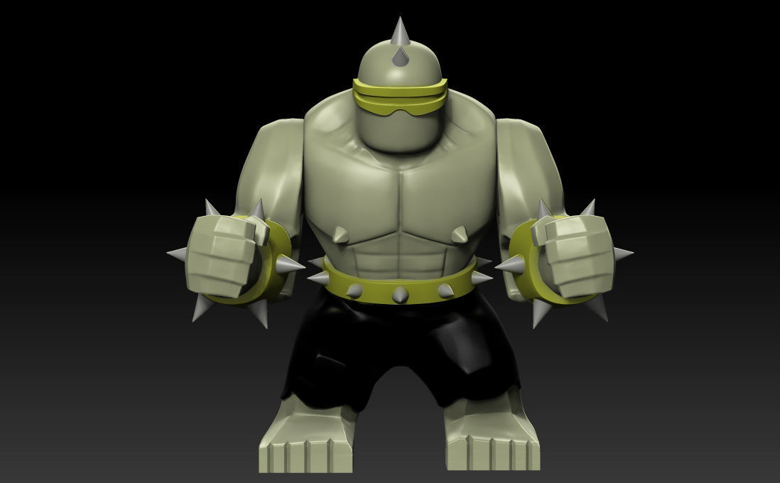 Mutant leader big lego figure 3D model 3D printable | CGTrader