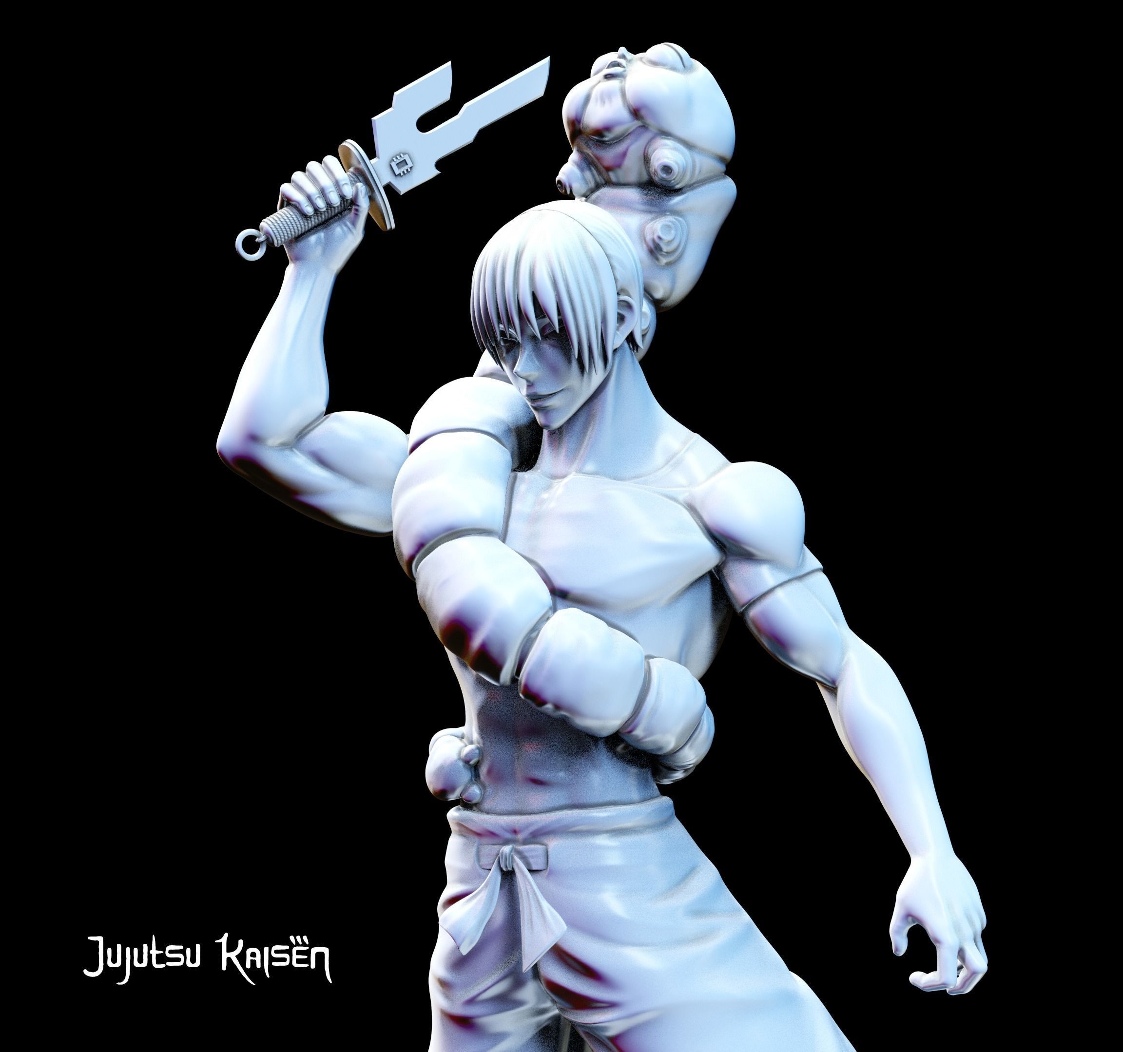 Toji Fushiguro Figure 3D model 3D printable | CGTrader