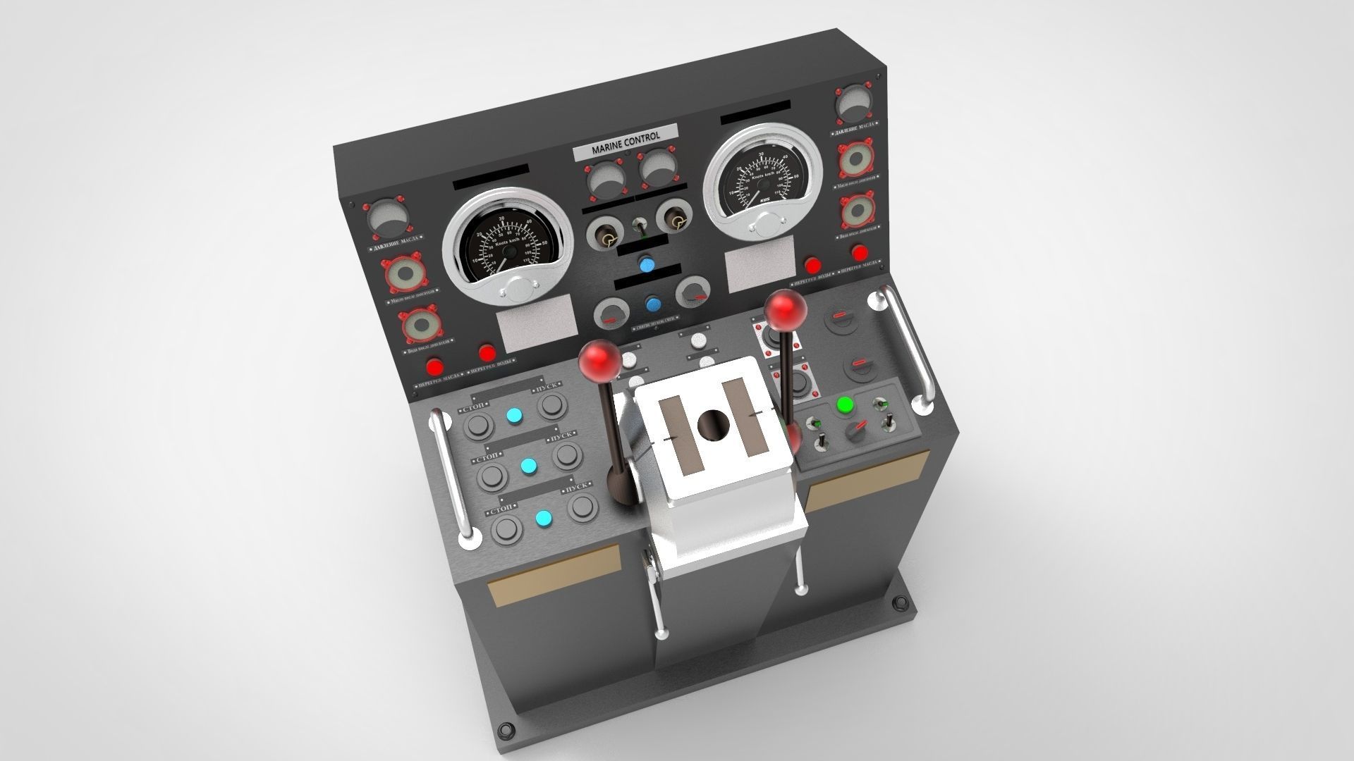 control module aboard a ship 3D model | CGTrader