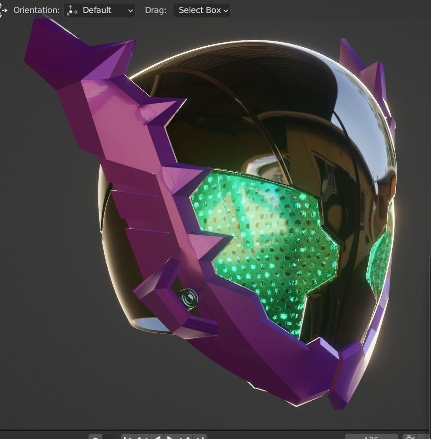 Kamen Rider Rogue 3D printable Cosplay Helmet 3D model 3D printable ...