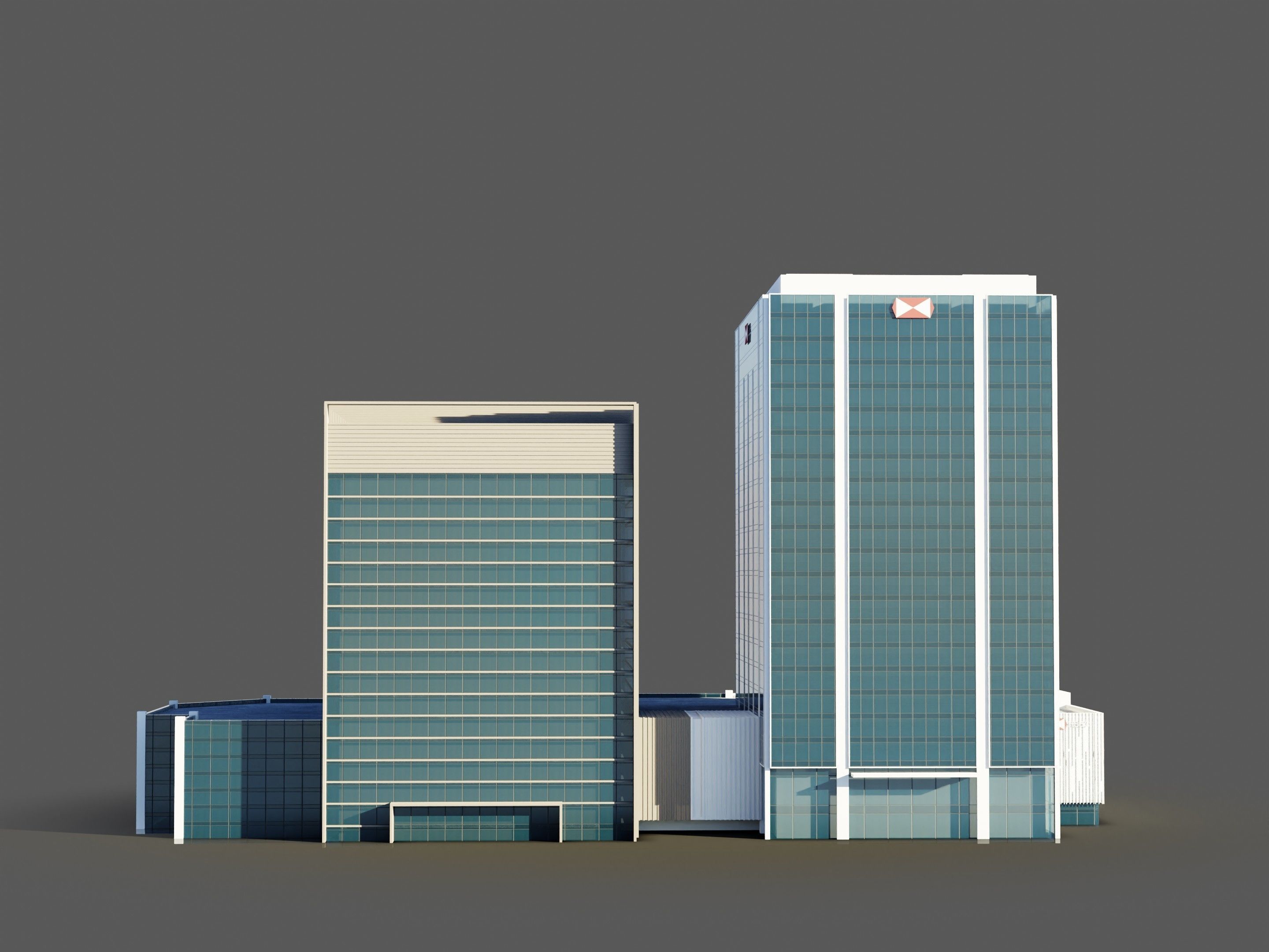 HSBC Tower - Dubai 3D model | CGTrader