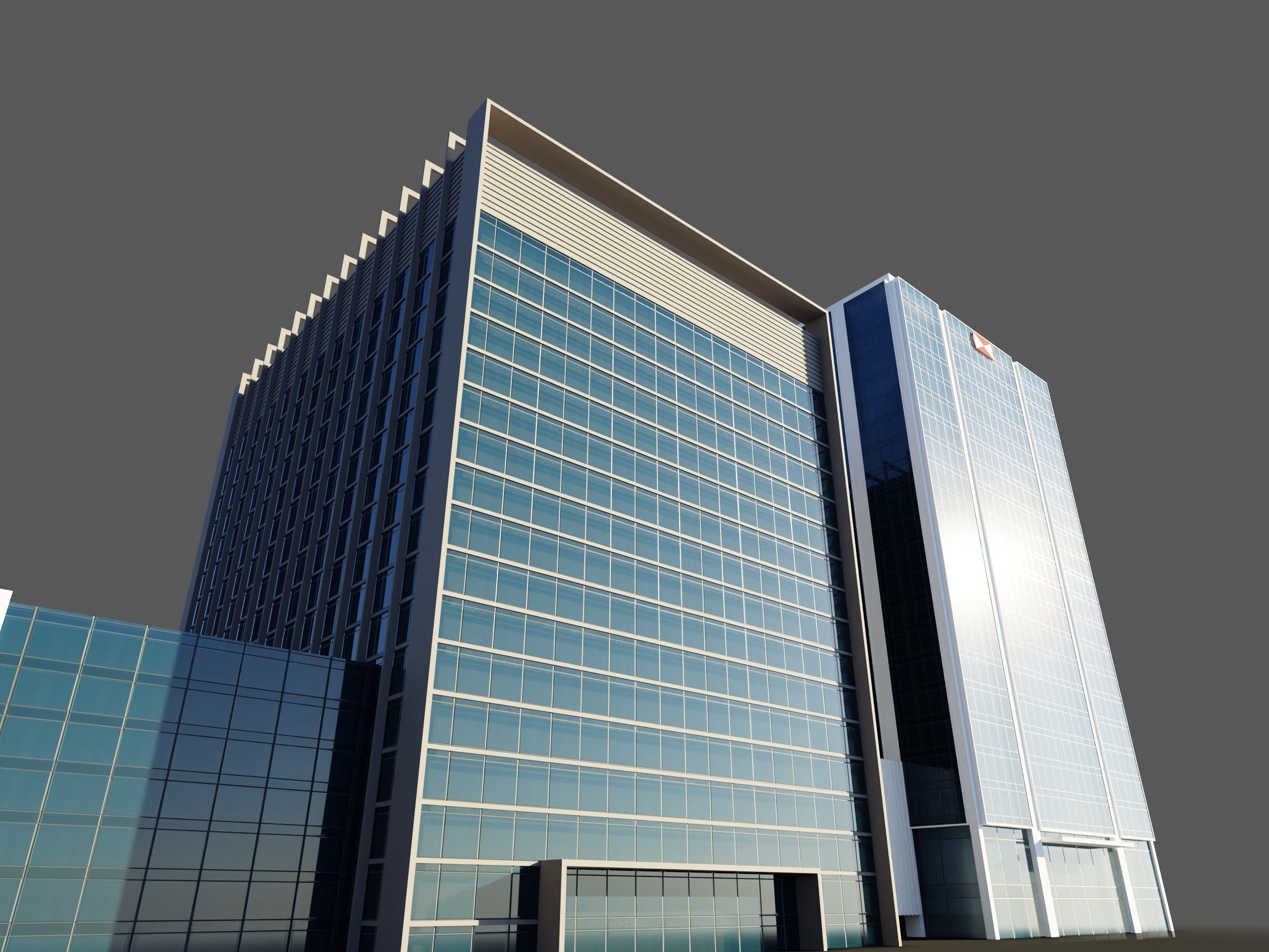 HSBC Tower - Dubai 3D model | CGTrader