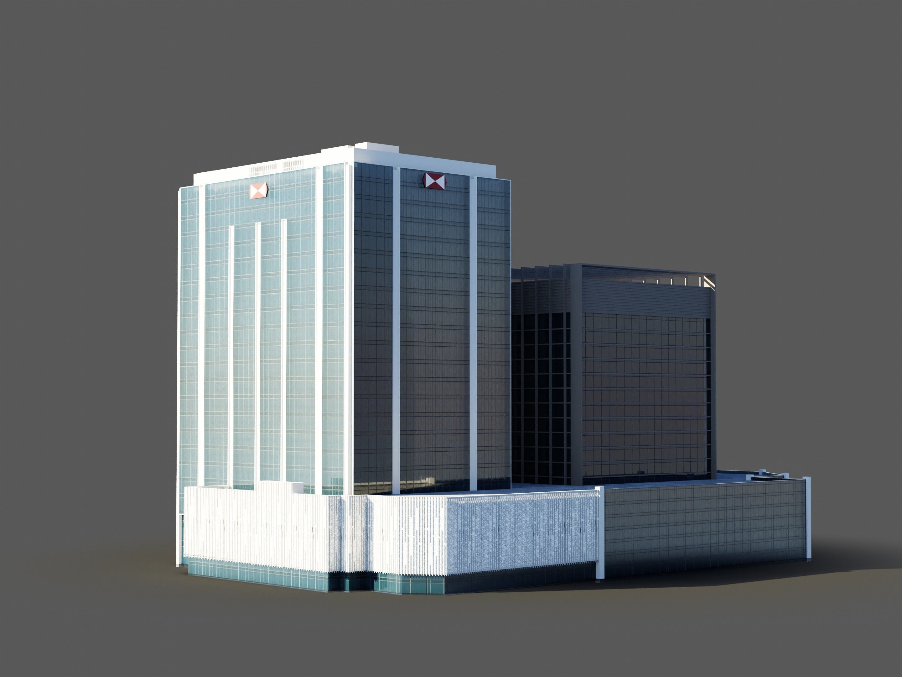 HSBC Tower - Dubai 3D model | CGTrader