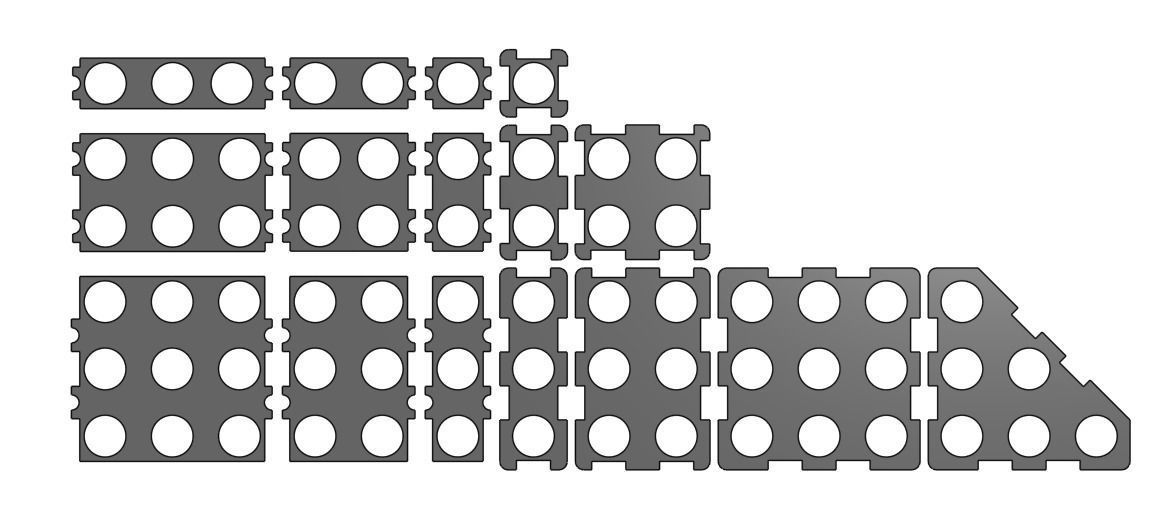 fabrication block template sheet 3D model 3D printable | CGTrader