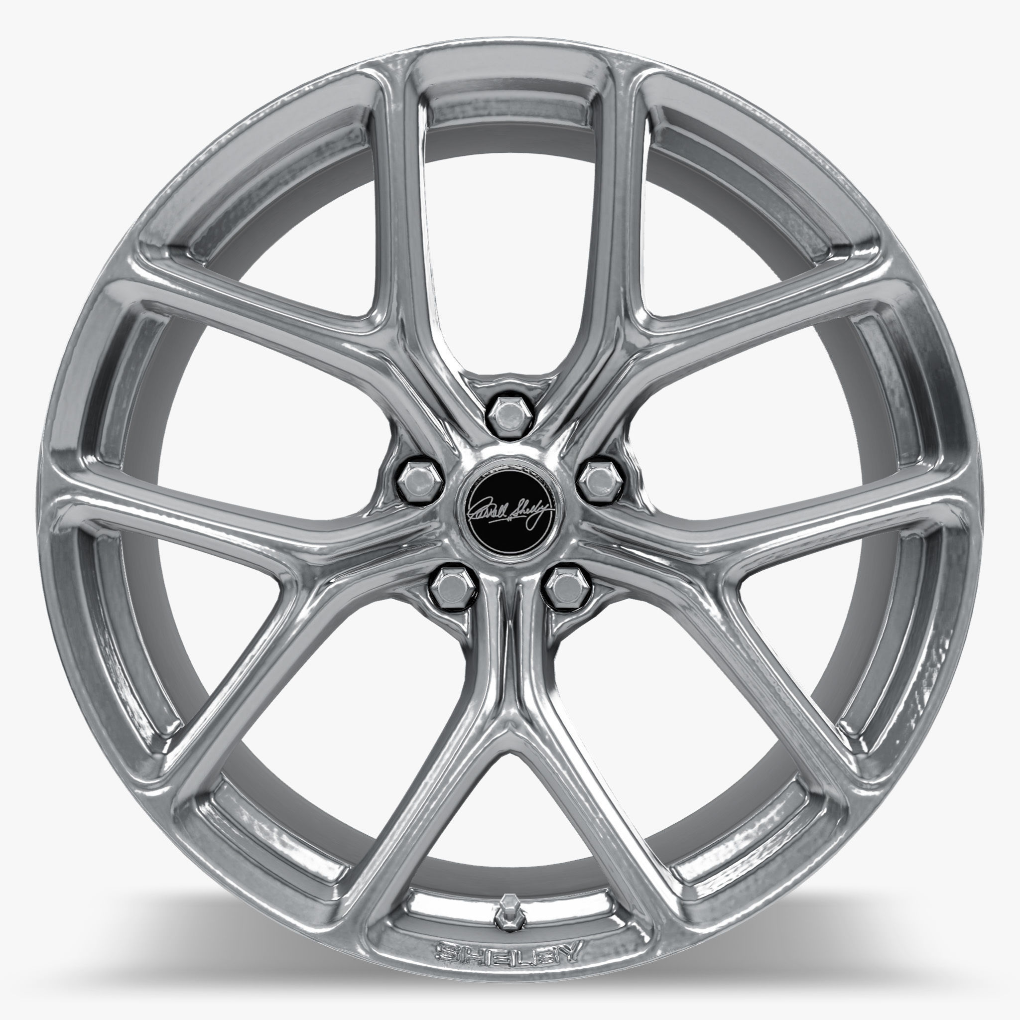 3D model Carroll Shelby Wheel Company CS3 Wheel Chrome Powder Mustang ...