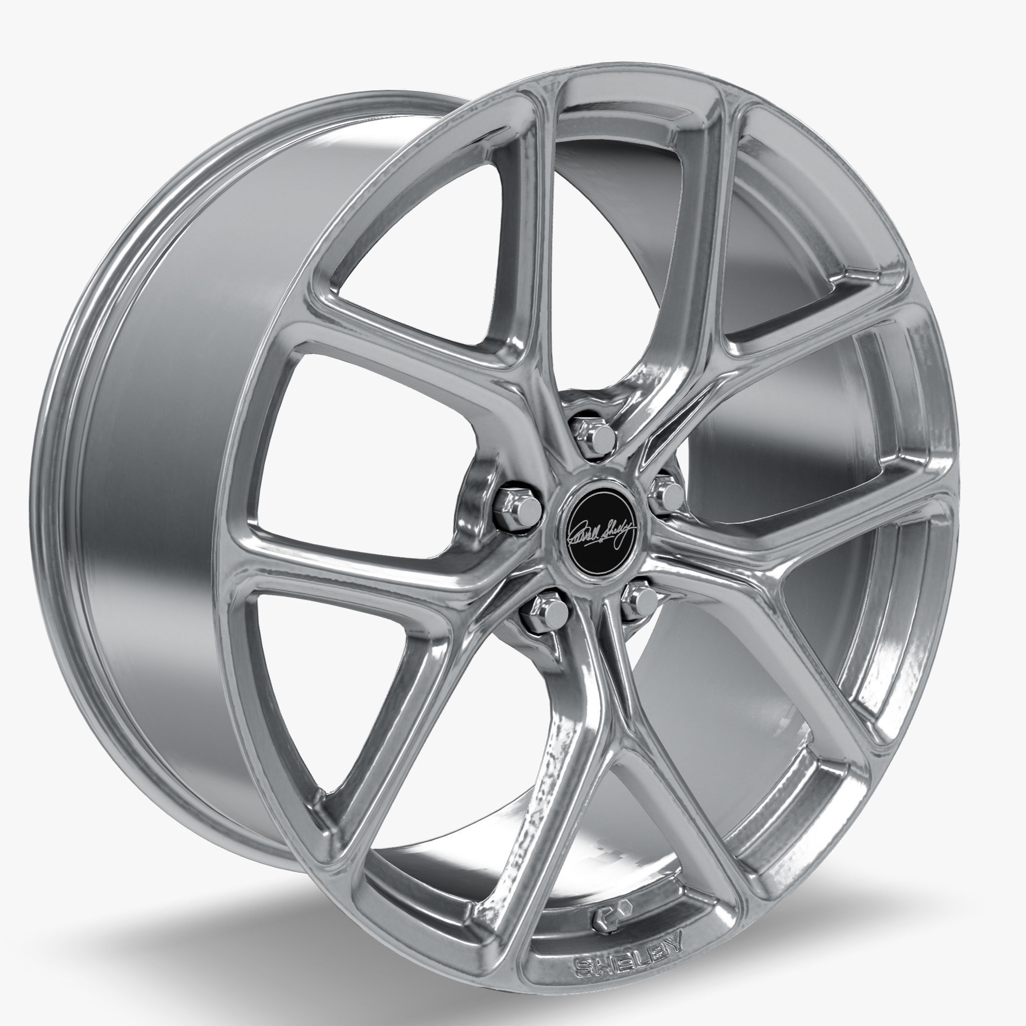 3D model Carroll Shelby Wheel Company CS3 Wheel Chrome Powder Mustang ...