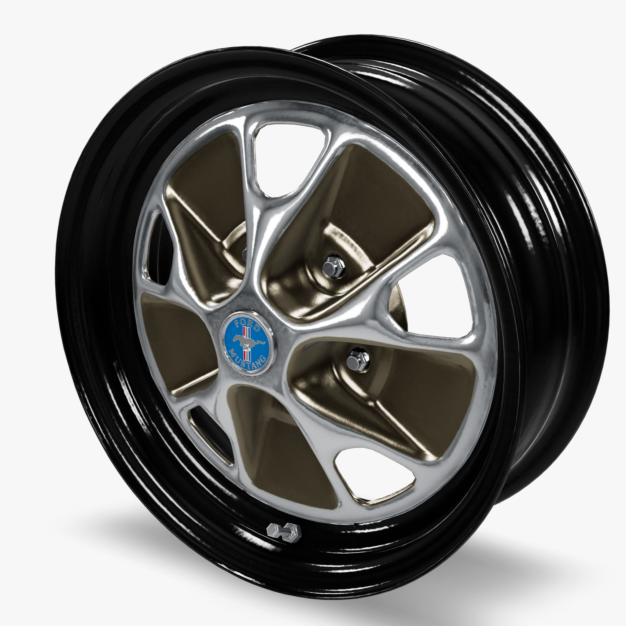 3D model Wheel Vintiques Styled Steel Wheel Style VR / AR / low-poly ...