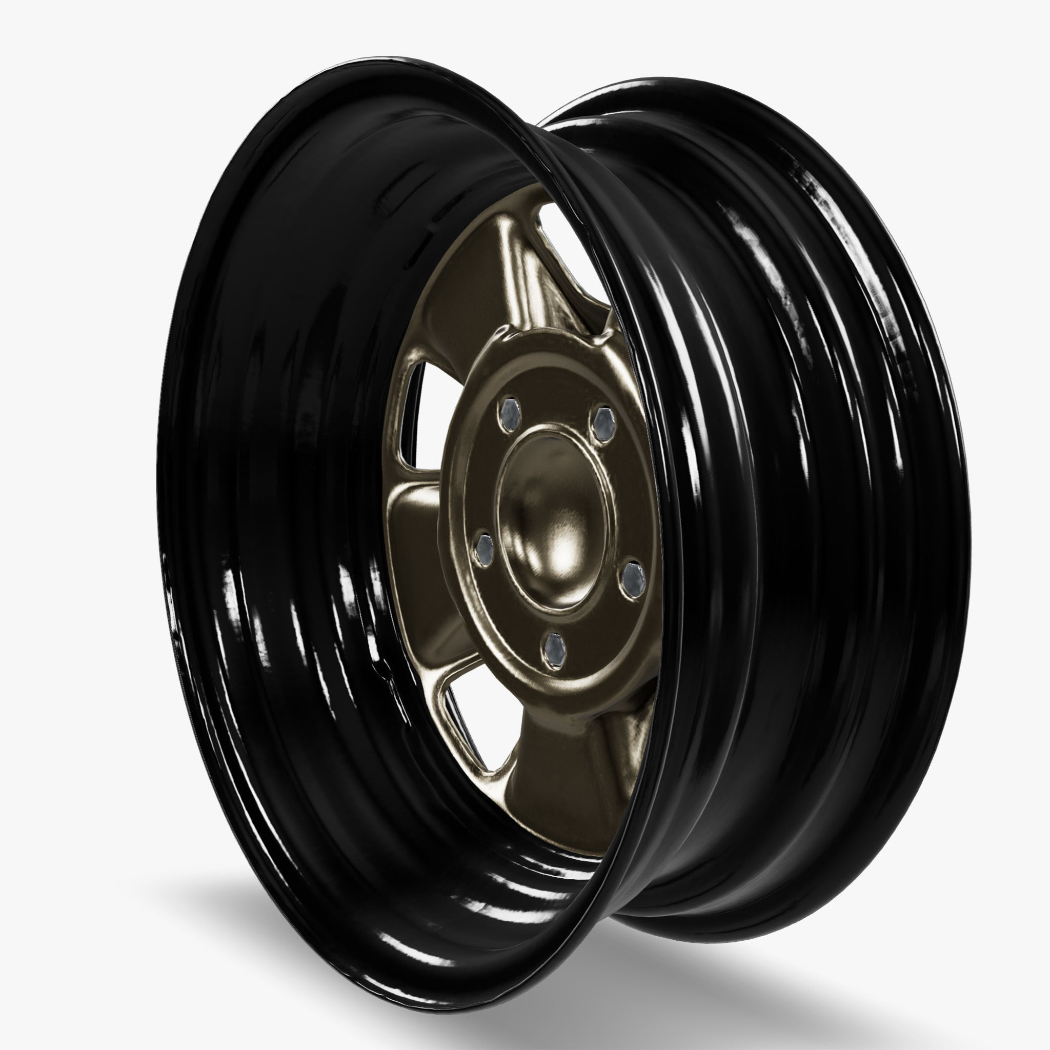 3D model Wheel Vintiques Styled Steel Wheel Style VR / AR / low-poly ...